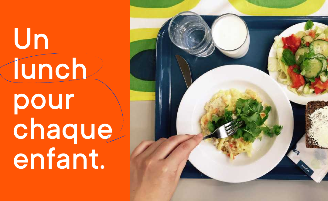 Instaurons un programme de repas dans les écoles