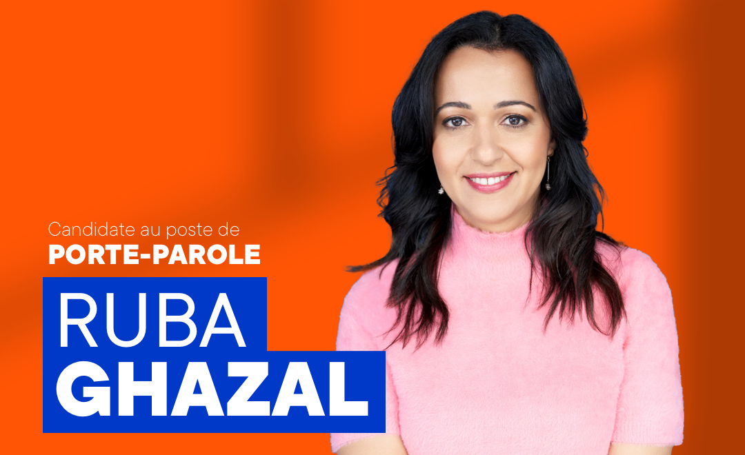 Découvrez Ruba Ghazal, la nouvelle porte-parole solidaire